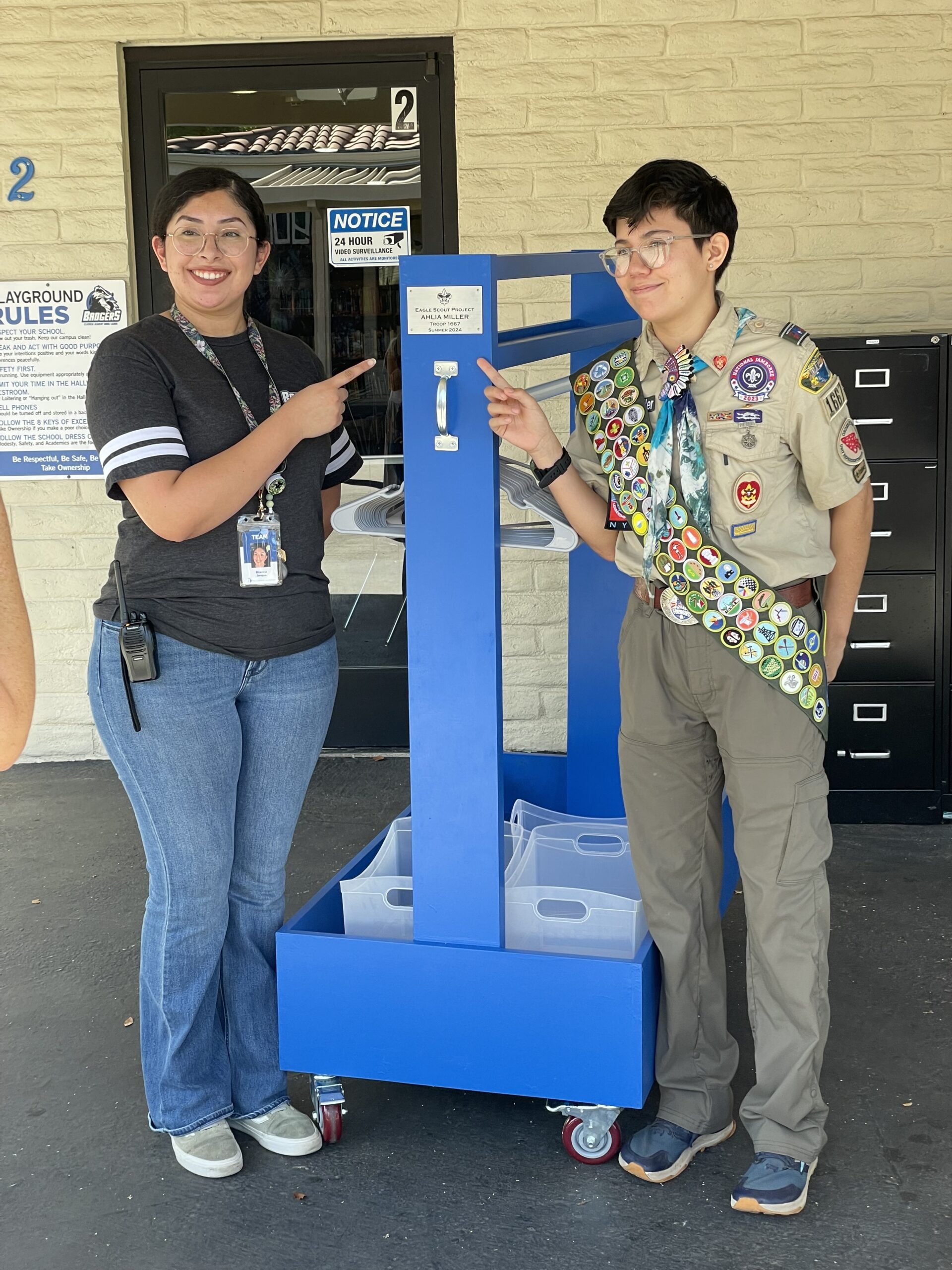 Created a Lost and Found for School – Eagle Scout Project Showcase